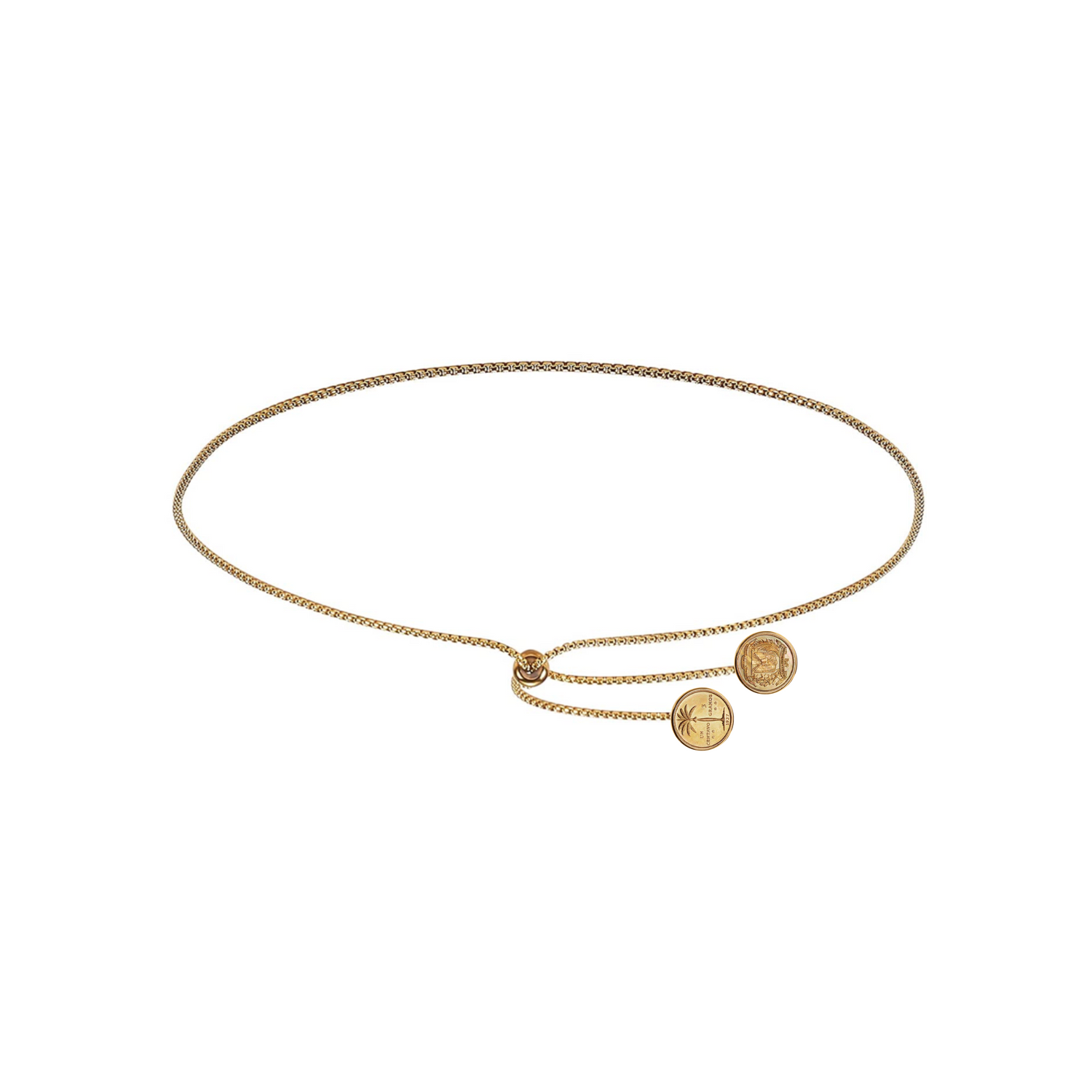 UN CENTAVO RD 1955 CHELE PALMITA (COLLAR) – ISLA BENDITA